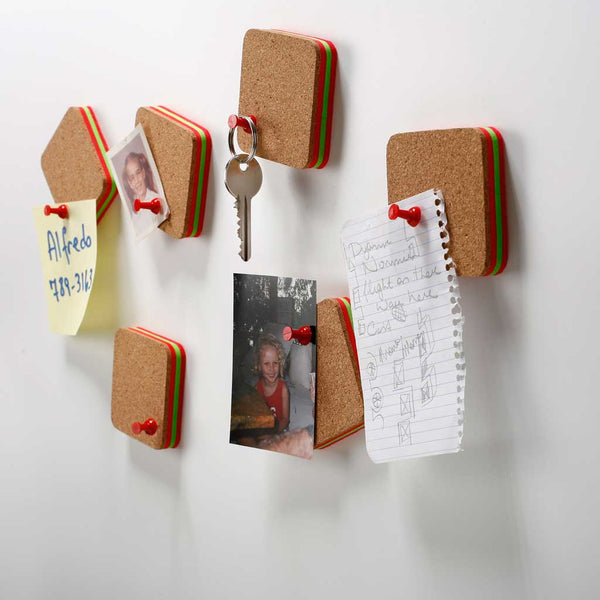 Cork Note Holder | Mini Message Boards - Monkey Business USA
